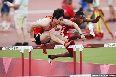 【東京オリンピック】男子110mハードル予選・高山峻野（ゼンリン）：日本陸上競技連盟公式サイト