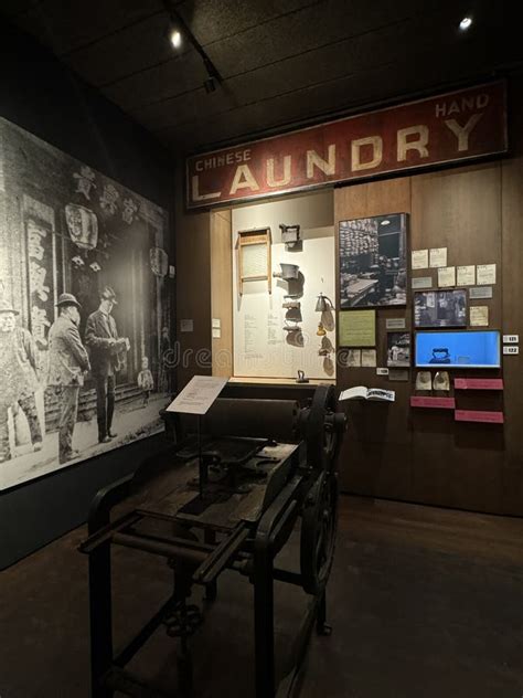 Exhibit At Museum Of Chinese In America In New York City Editorial