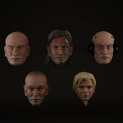 Realistic Bad Batch Head Sculpts Syndicate Customs