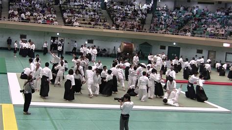 第56回全日本合気道演武大会 合気道研心会 道場演武 Youtube