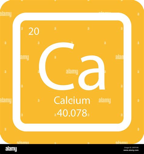Calcium Symbol Icon Vector Illustration Design Stock Vector Image And Art