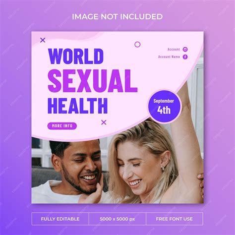 Premium Psd World Sexual Health Day Instagram Post Social Media Template