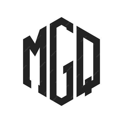 Premium Vector Mgq Logo Design Initial Letter Mgq Monogram Logo Using
