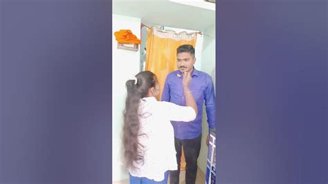 नवरा बायकोच👩‍ ️‍👨अस प्रेम बघितला का😛शेवट नक्की बघाcomedyviralshorts