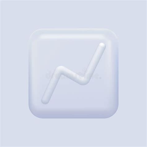 Line Graph White Icon Stock Vector Illustration Of Computer 235927307