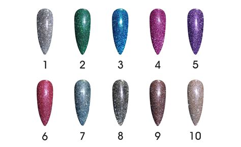 FLASHING LAKIER HYBRYDA brokatowy flash mix wybór EverShine 15ml Suchy
