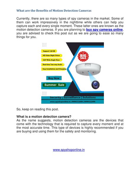 Ppt What Are The Benefits Of Motion Detection Cameras Powerpoint Presentation Id12381206