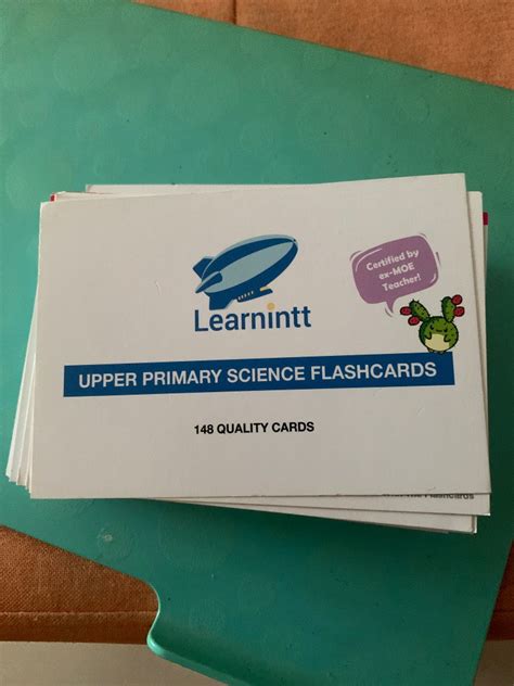 Learnintt Upper Primary Science Flashcards Everything Else On Carousell