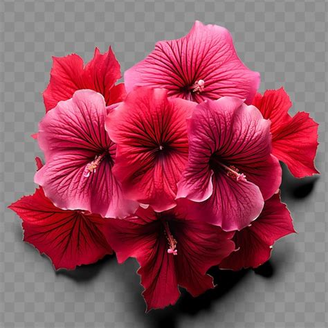Premium Psd Isolated View Of A Cluster Of Hibiscus Leaves Showcasing
