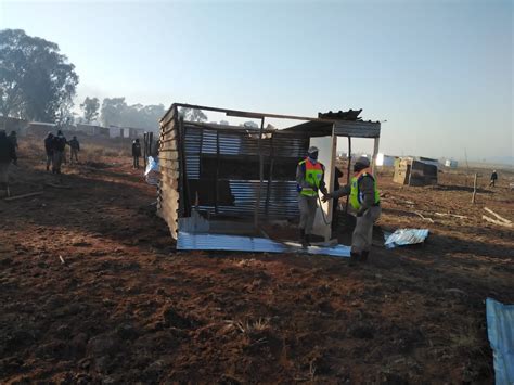 115 Shacks Removed Near N12 Soweto Urban