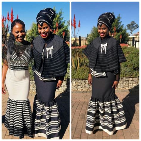 Clipkulture Ladies In Xhosa Umbhaco Traditional Attire