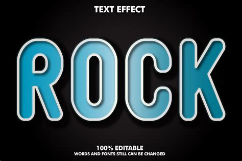 editable text effect rock effect graphic by rizu designs · creative