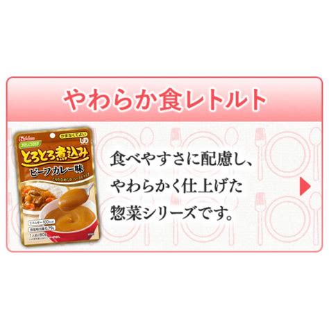 商品名：やさしくラクケア とろとろ煮込みのレトルト 4種セット かいご用品オンライン