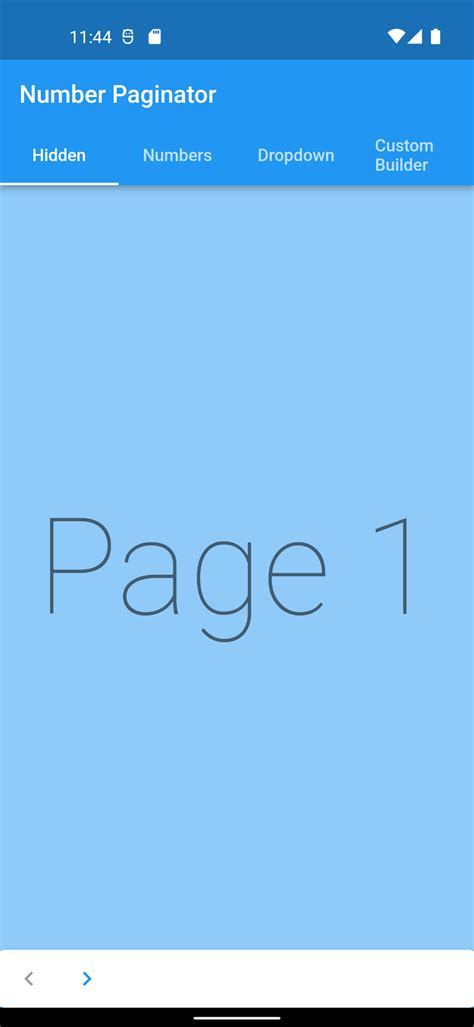 Number Paginator Flutter Package