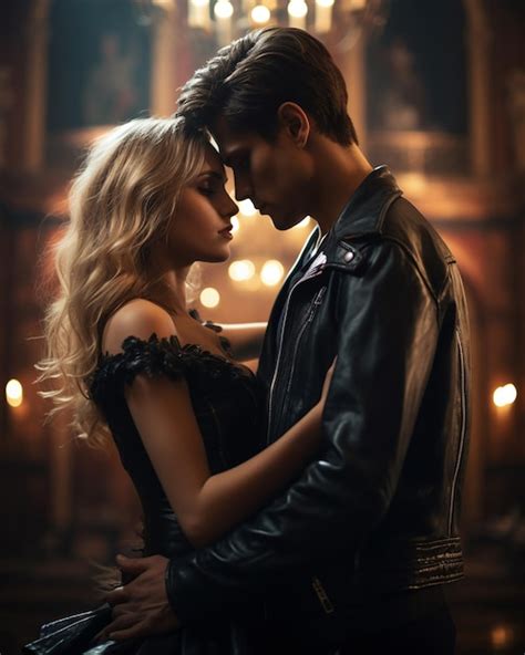 Premium Ai Image Gothic Fantasy Couple Dancing