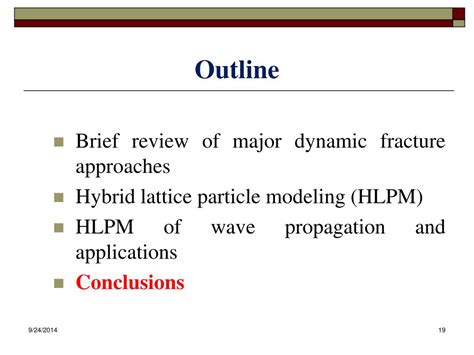 Ppt Wave Propagation Prediction In Homogeneous Materials Using Hybrid Lattice Particle
