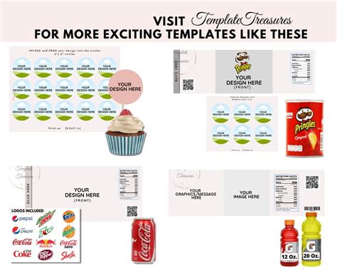 Twix Candy Wrapper Template Twix Cookie Bar Template Etsy