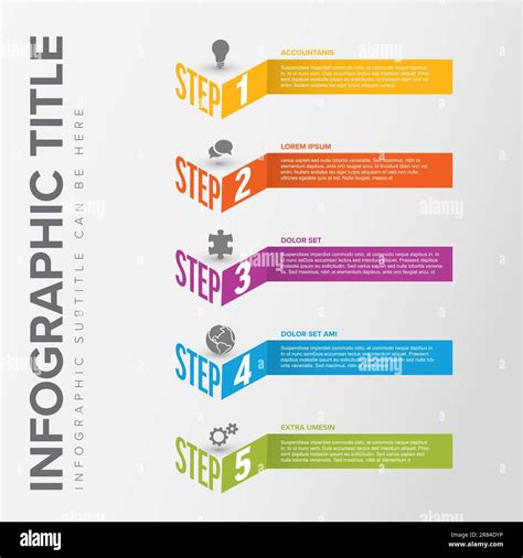 Vector Infographic Steps Diagram Template For Workflow Business Schema Or Procedure Diagram
