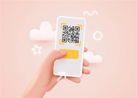 Numérisation Du Code Qr Avec Un Smartphone Mobile Paiement Par Code Qr Technologie Sans
