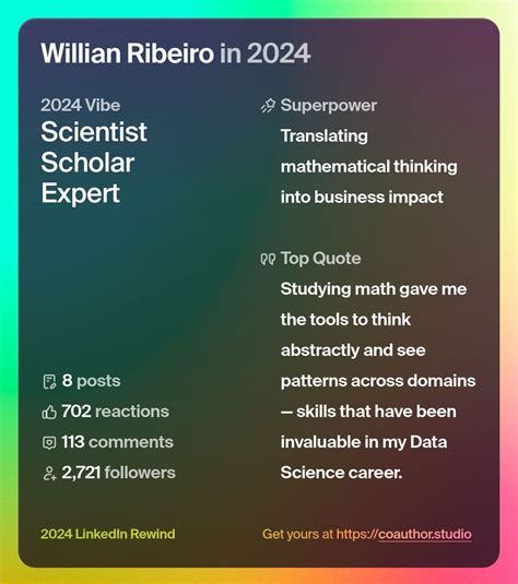 Willian Ribeiro Phd On Linkedin Datascience Machinelearning Generativeai Ai Careergrowth