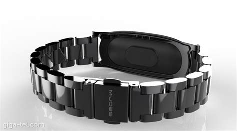 Mijoas Mi Band 2 Full Metal Strap Black