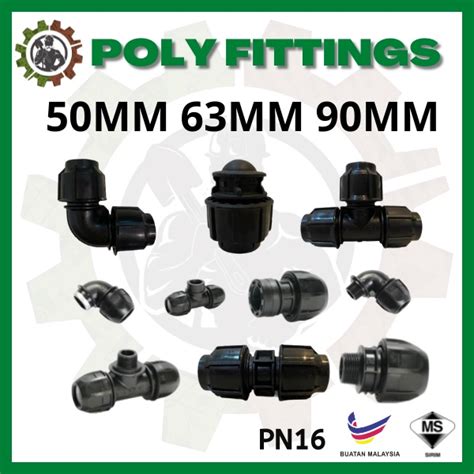 Hdpe Poly Fitting Poly Pipe Connector Mta Fta Male Elbow Female Elbow
