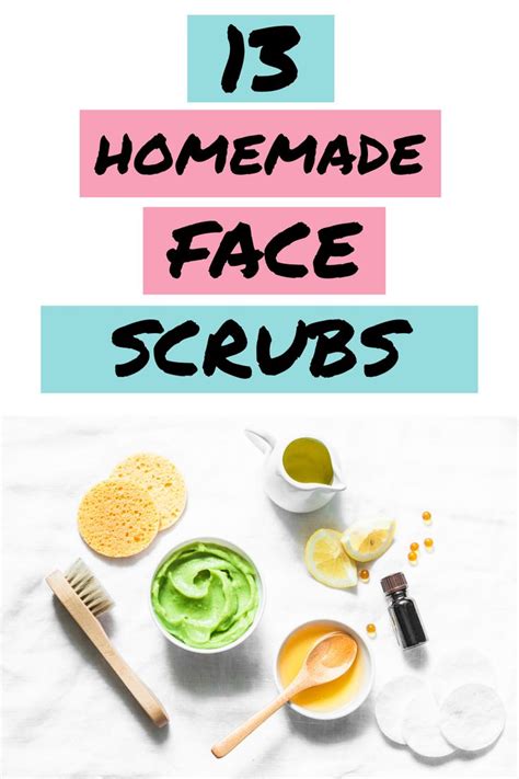 13 Simple Exfoliating Face Scrubs Exfoliating Face Scrub Face Scrub