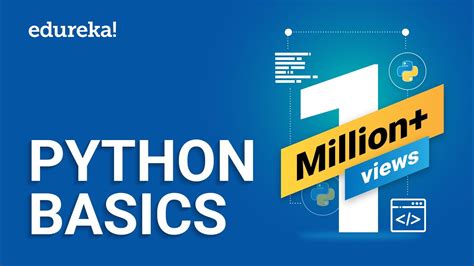 Python Basics Python Tutorial For Beginners Learn Python Programming From Scratch Edureka