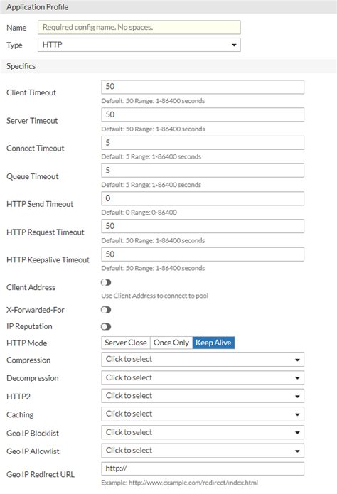 Configuring Application Profiles FortiADC 7 6 1 Fortinet Document