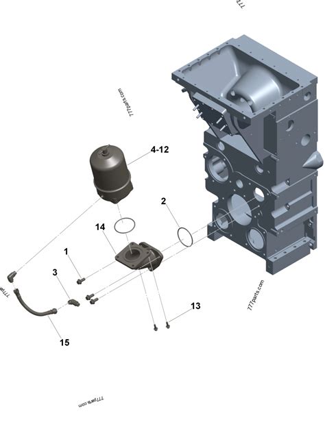 4010887 Oil Bypass Filter Element Cummins Spare Part