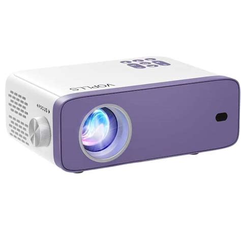 Lukyamzn X Full HD Mini WiFi Bluetooth Portable Projector With Lumens