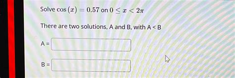 Solved Solve Cos X On X