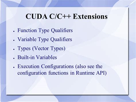 cuda libraries and language extensions for gklee ppt download