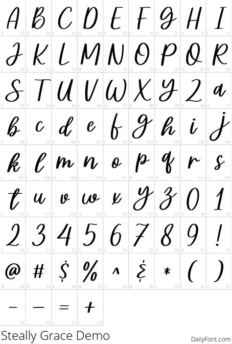 Elegant Cursive Script Font Steally Grace For Adding Sophistication To