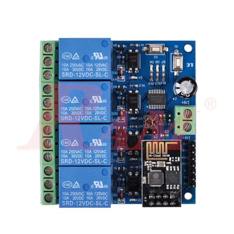 Esp8266 Wifi 4 Relay Module Ram Electronics Website
