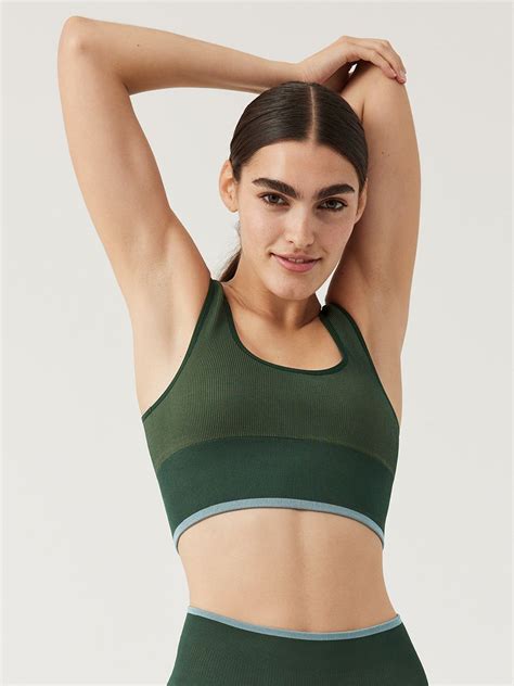 Seamlessrib Longline Bra Longline Bra Bra Seamless Sports Bra