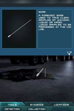 Screenshot Of CSI Crime Scene Investigation Dark Motives Nintendo DS MobyGames