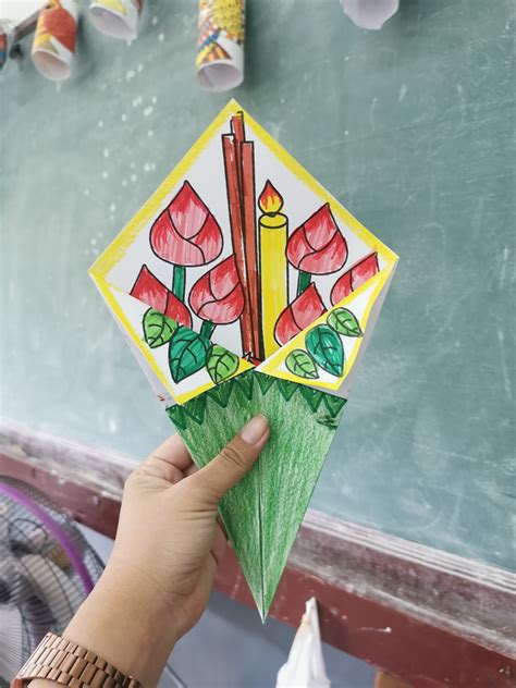 กรวยดอกไม้ธูป เทียน สื่อการสอนเด็กพิเศษ By ครูมิน