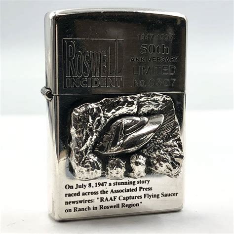 3tk zippo roswell incident 50th limited ジッポ ジッポー 1997年製 ロズウェル事件 ufo 限定