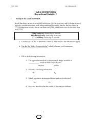 Interpreting ANOVA Results For Different Tire Types In Racecar Course