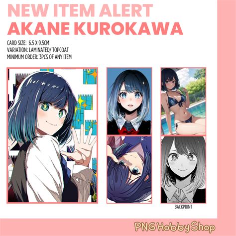 New Upload Akane Kurokawa Oshi No Ko Anime Photocards And Keychains