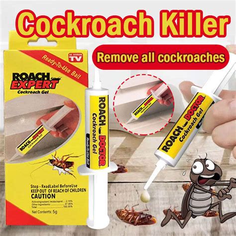 1pc Cockroach Killer Gel 5g Ready To Use Cockroach Gel Bait Outdoor