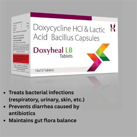Doxycycline Hcl Lactic Acid Bacillus Capsules At ₹ 160 Box