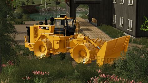Мод Cat 836k Landfill Compactor для Farming Simulator 2022