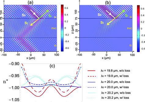 A B Full Numerical Simulations Of A Tm Polarized Gaussian Beam Download Scientific Diagram