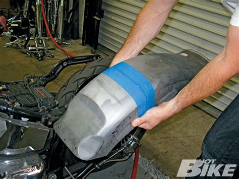 Cut And Roll Harley Davidson Softail Fender Modification Hot Bike