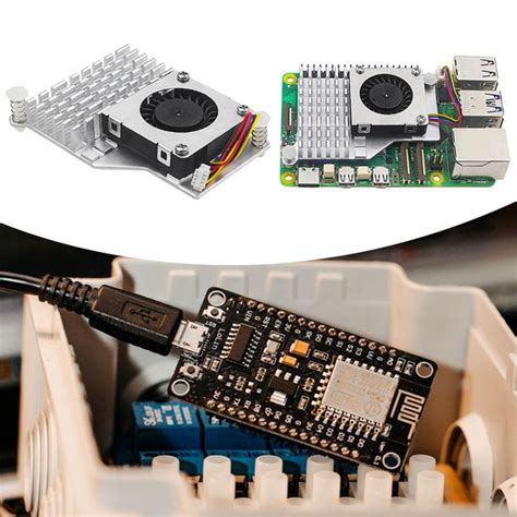 Для Raspberry Pi 5 Active Cooler с вентилятором охлаждения с
