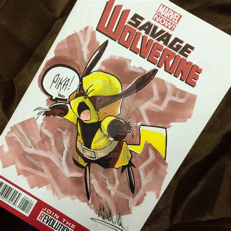 Pikachu X Wolverine By Ashtonish On Deviantart