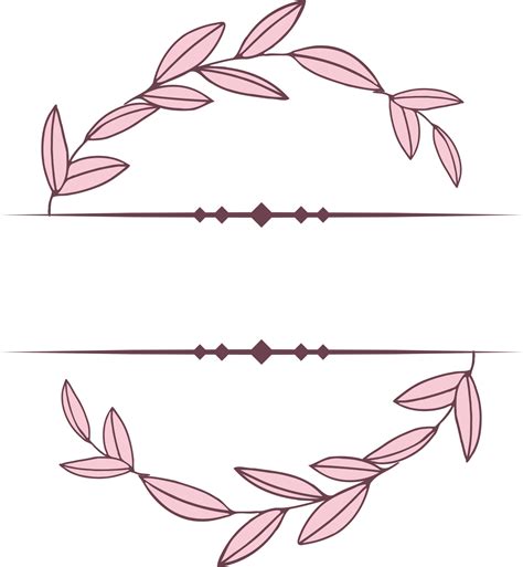 Split Monogram Floral Frame For Wedding Invitation Engagement