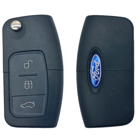 Carcaça Chave Canivete Ford Ka Focus New Fiesta Ecosport 3 botoes WEI